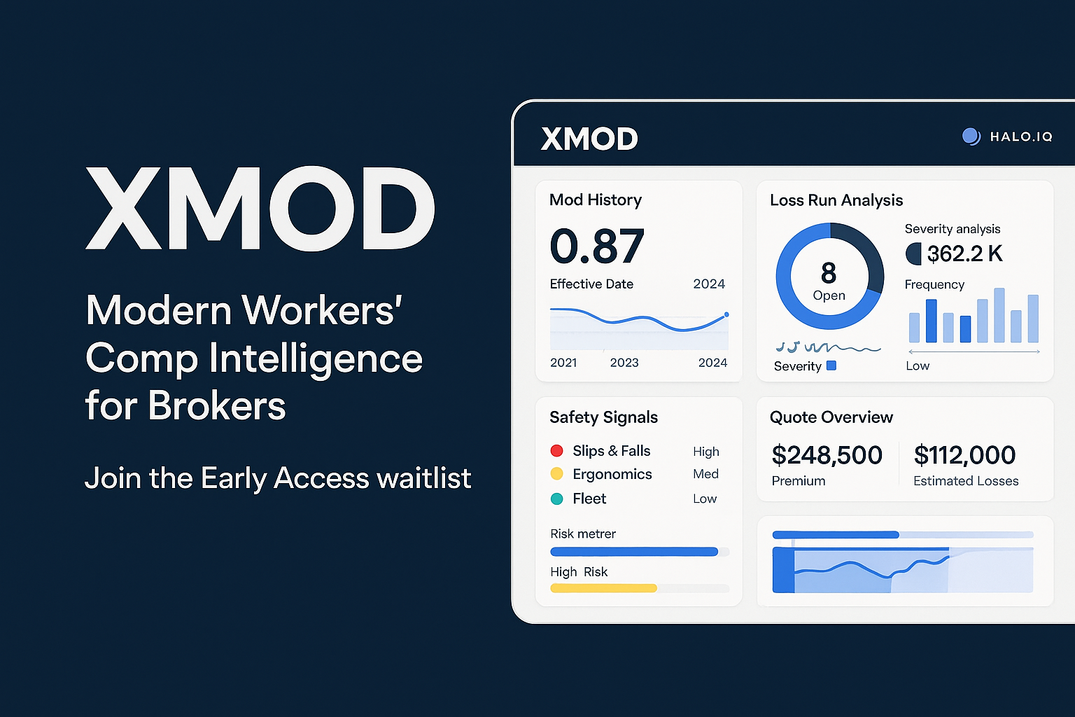 XMOD - Workers Comp Intelligence | HALO IQ